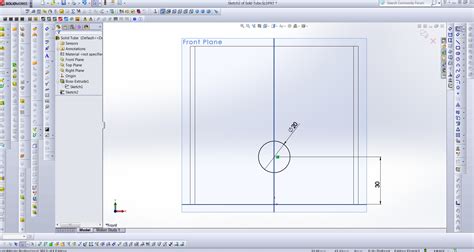 How To Cut Holes Throughout The Curved Surface Of A Cylinder Grabcad Tutorials