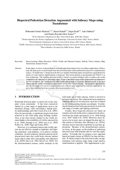 Pdf Bispectral Pedestrian Detection Augmented With Saliency Maps