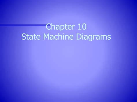 PPT State Machine Diagrams PowerPoint Presentation Free Download ID