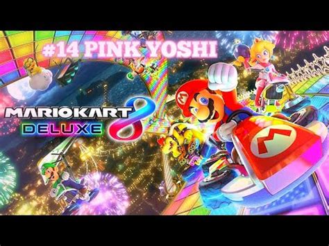 Mario Kart Deluxe Pink Yoshi Standard Kart Youtube