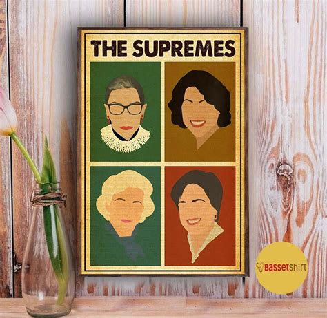 Retro The Supremes Vertical Poster Bassetshirt