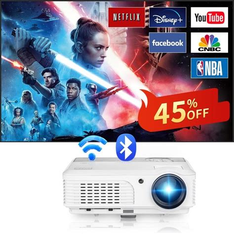 Fudoni Portable 1080p Projector Wifi And Bt Review Pros And Cons Projector With Wifi And