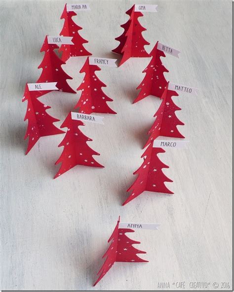 Segnaposti Fai Da Te Per La Tavola Di Natale Progetto Faidate Café