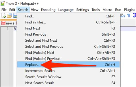 How To Replace Any Character With Newlines In Notepad