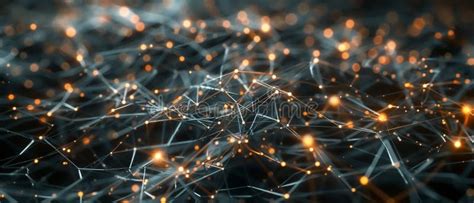 an abstract representation of a neural network symbolizing the