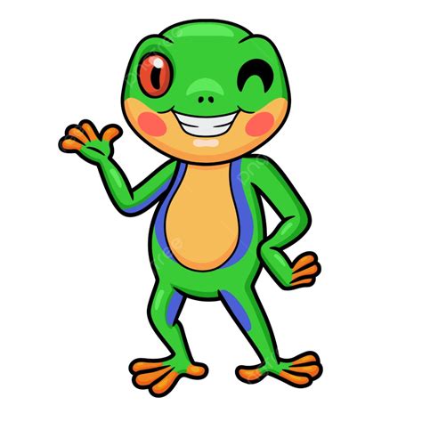 손을 흔드는 귀여운 개구리 만화 그래픽 개구리 삽화 Png 일러스트 및 벡터 에 대한 무료 다운로드 Pngtree