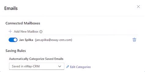 Save Emails To Contacts Automatically With M365 Eway Crm