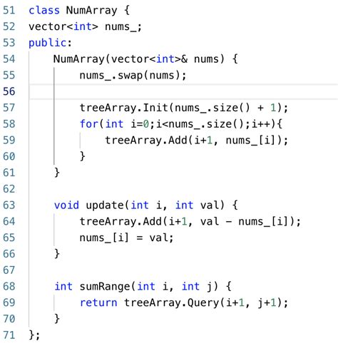 初级树状数组 leetcode 练习题