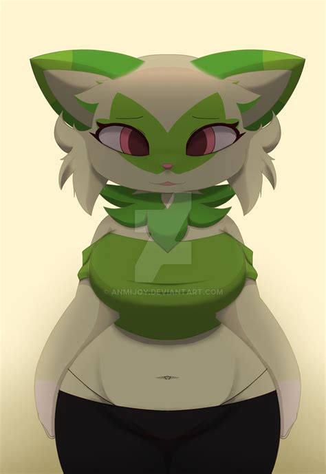 Sprigatito Redraw By Anmijoy On Deviantart