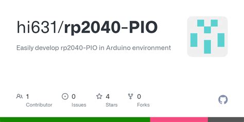 github hi631 rp2040 pio easily develop rp2040 pio in arduino environment