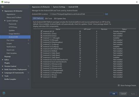 Android Failed To Find Build Tools Revision X Stack Overflow