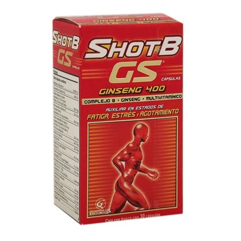 Multivitamínico Shot B Gs 30 Cápsulas Walmart