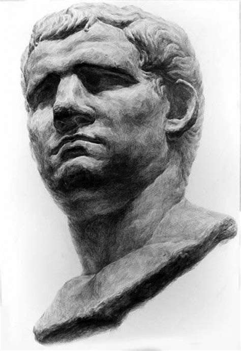 석고 드로잉 아그리파 인물화 드로잉 그림