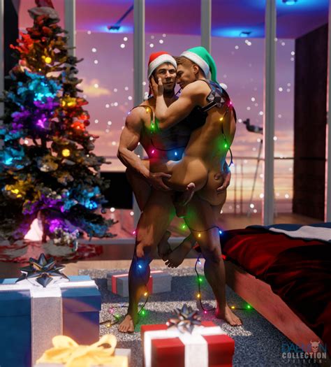 Rule 34 2boys 2humans 3d 3d Model Balcony Bara Capcom Christmas Christmas Lights Christmas