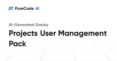 Build Great Gatsby Projects User Management Pack Components Faster