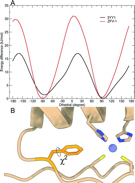 Free Energy Profile Of Phe¹³ Calculated During The Metadynamics Download Scientific Diagram