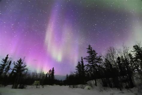 겨울오로라 호텔 옐로나이프 오로라 스테이션 투어