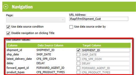 navigation for lobby element data source based on ial ifs community