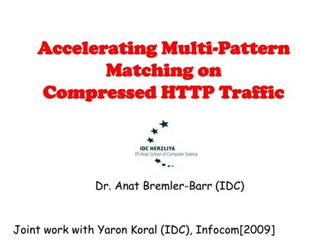 Ppt Accelerating Multi Pattern Matching On Compressed Traffic Powerpoint Presentation