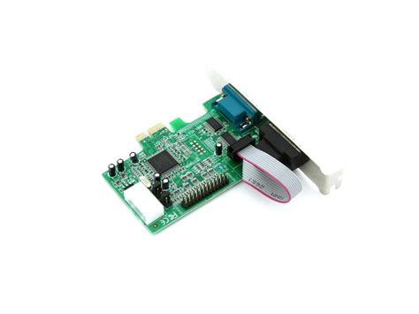 Startech Com S P Native Pci Express Parallel Serial Combo Card With Uart Model Pex S P