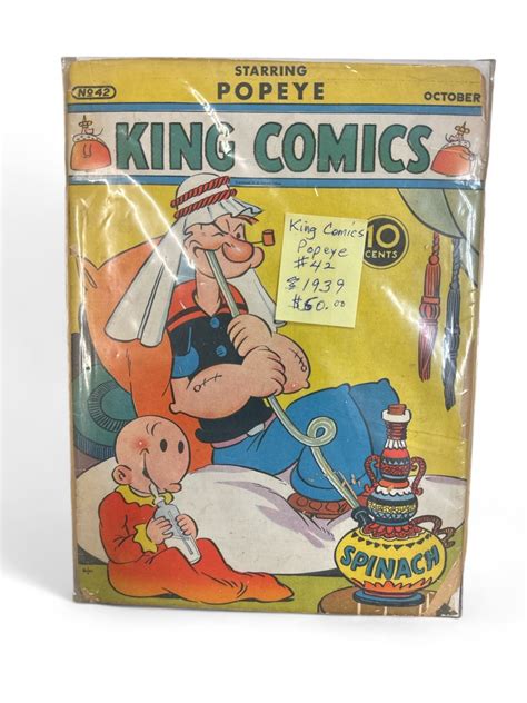 Vintage King Comics Popeye Comic 42