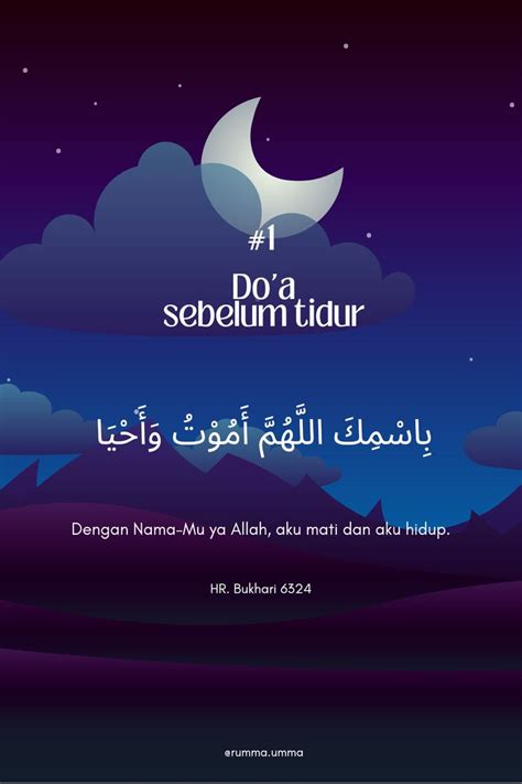 Doa Sebelum Tidur Hafalkan Dan Amalkan