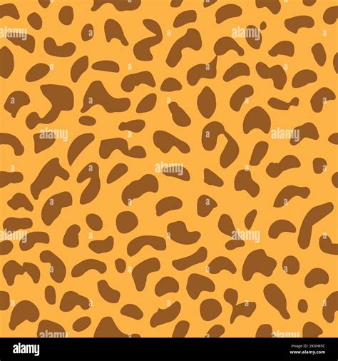 Vector Leopard Print Seamless Pattern Stock Vector Image And Art Alamy