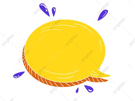 Gambar Kotak Dialog Versi Q Imut Menyenangkan Png Dan Vektor Dengan