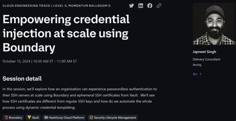 Kosseila H On Linkedin Hashiconf Vault Terraform