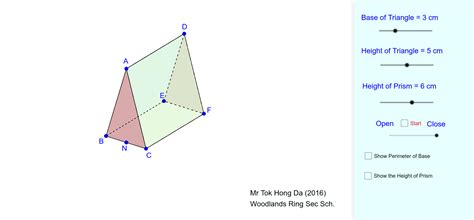 Net Surface Area Of A Triangular Prism And Cylinder Geogebra Net Surface Area Of A Triangular Prism And Cylinder Geogebra
