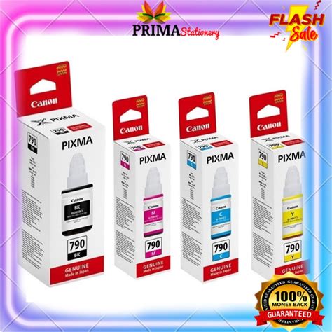 Jual Tinta Canon Ink Tank Gi 790 For G1000 G1010 G2000 G2010 G3000