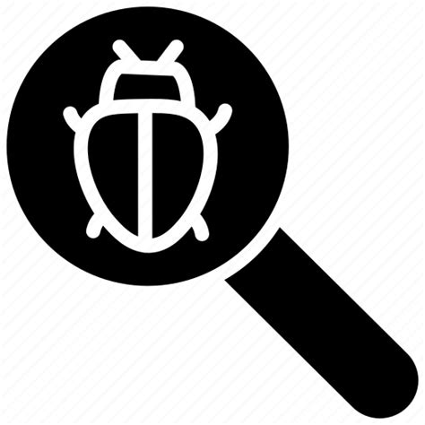 bug coding programming quality check security testing testing icon