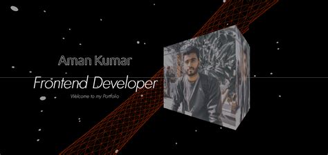 Github Githubamankumarreact Threejs Portfolio