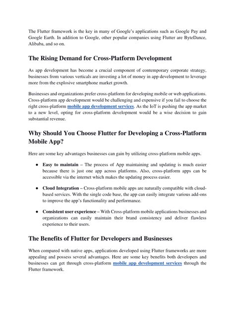 Ppt Why Is Flutter The Future Of Cross Platform Mobile App Development Powerpoint