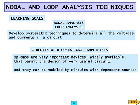 Ppt Nodal And Loop Analysis Techniques Powerpoint Presentation Free