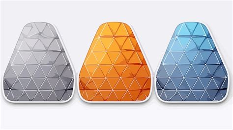 Mesh Pad Form Model With Triangle Mosaic Icon Wire Premium Ai Generated Vector