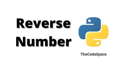 reverse a number python youtube
