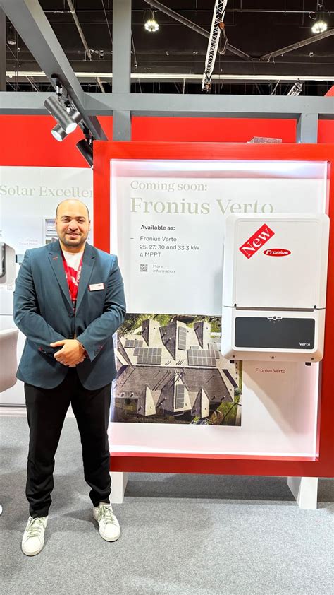 Ziad Mohamed Reda Prmg On Linkedin Wfes2024 Cleanenergy Sustainability Fronius