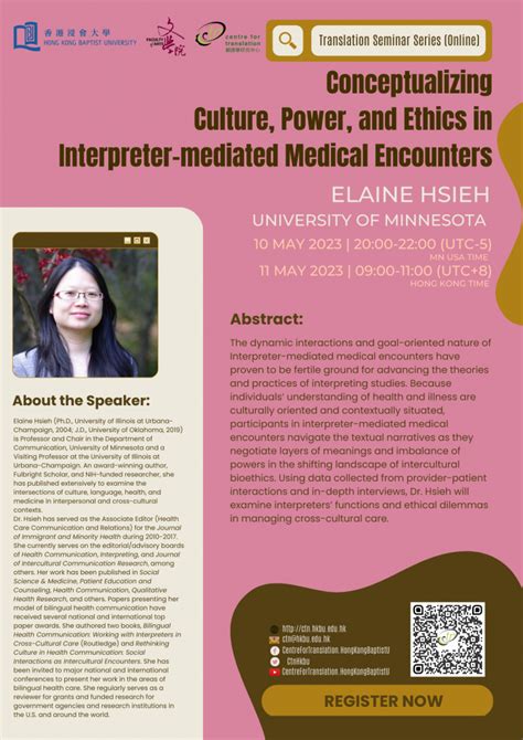 Conceptualizing Culture Power And Ethics In Interpreter Mediated Medical Encounters Tradiling