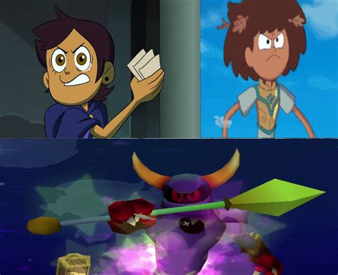 Luz And Anne Vs Spooky By Awesomegamedude10 On Deviantart