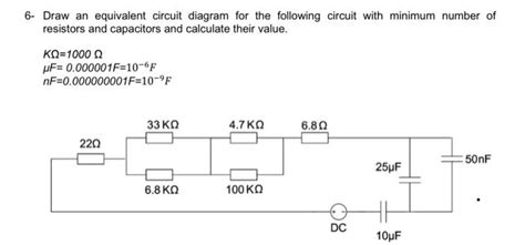 Solved Draw An Equivalent Circuit Diagram For The Chegg
