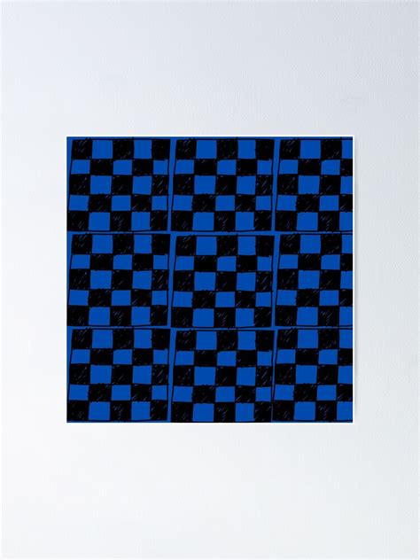 Seamless Square Grid Pattern Poster For Sale By Clownery Hs Redbubble