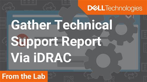 How To Generate A Tech Support Report Using Idrac8 Dell Us