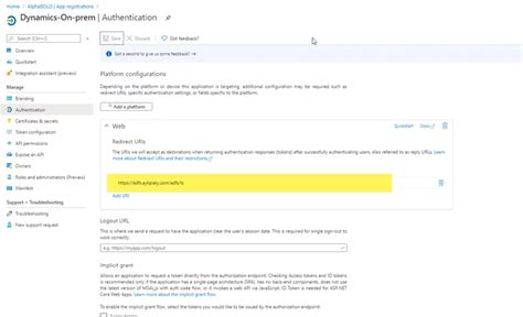 Setup Azure AD With ADFS As Dynamics On Prem IDP