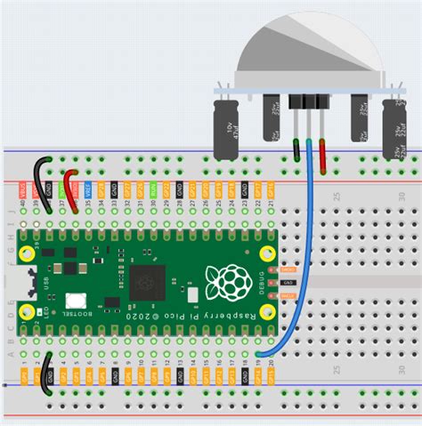210 Detect Human Movement — Sunfounder Euler Kit For Raspberry Pi Pico 10 Documentation