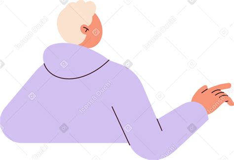 남자의 뒷모습 Png Svg