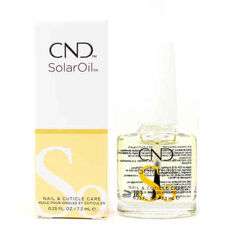 Cnd Solar Oil 73ml Nail Conditioner Nail And Cuticle Care Pukka Nails