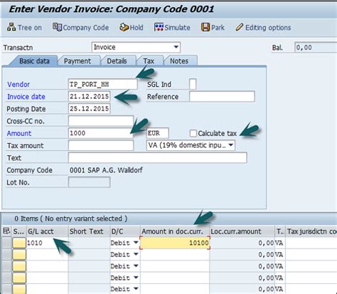 Sap Fi Withholding Tax In Vendor Invoice
