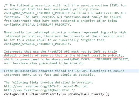 s32k在freertos下的外设中断异常问题 configassert uccurrentpriority