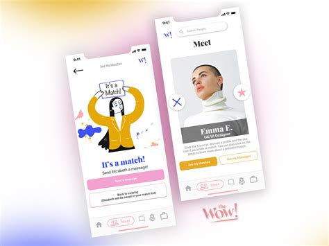 Womens Networking App Ux Ui On Behance